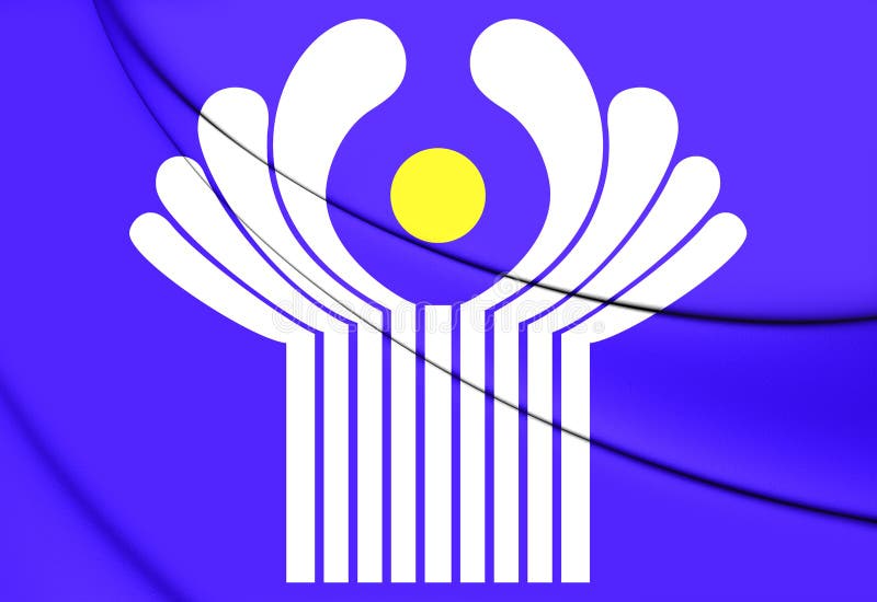 Commonwealth of Independent States Flag. Stock Illustration ...