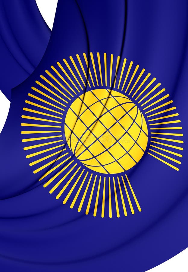 Commonwealth of Nations Flag Stock Illustration - Illustration of ...