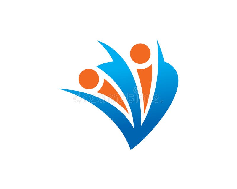 Communautair Logo Template Design Vector, Embleem, Ontwerpconcept ...