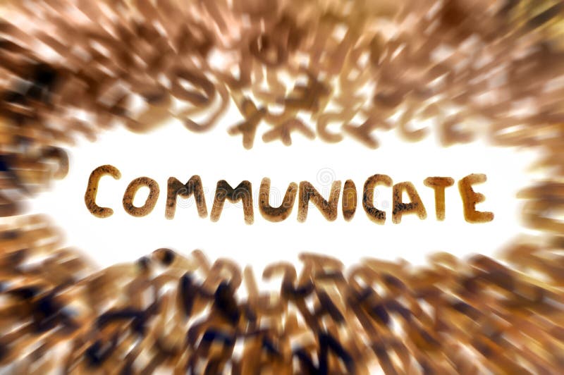 Communication Communicate Discussion Conversation Concept Stock Photo ...