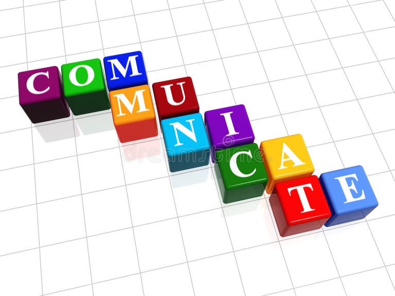 Communicate in colour 2 stock illustration. Illustration of connection ...