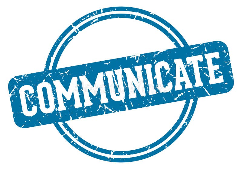 Communicate stamp stock vector. Illustration of sign - 347663330