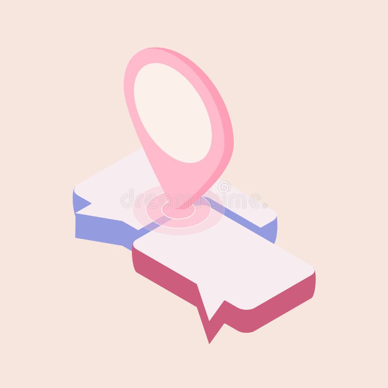 Communicate Your Location with Ease. this Illustration Showcases Two ...