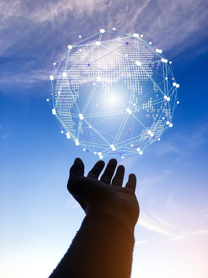 Communicating with Each Other Around the World without Borders Stock ...