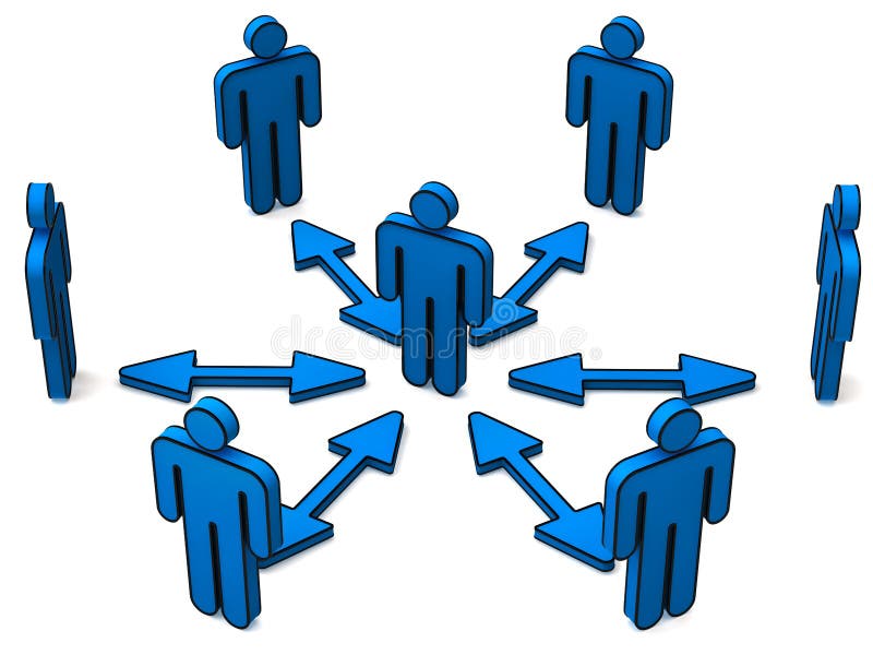 Networking Community Communication Stock Illustration - Illustration of ...