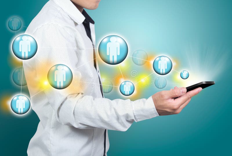 Communication of business. stock photo. Image of send - 24213006