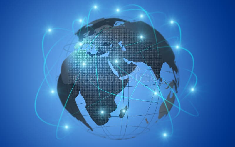 Communication Abstract Background Stock Illustration - Illustration of ...