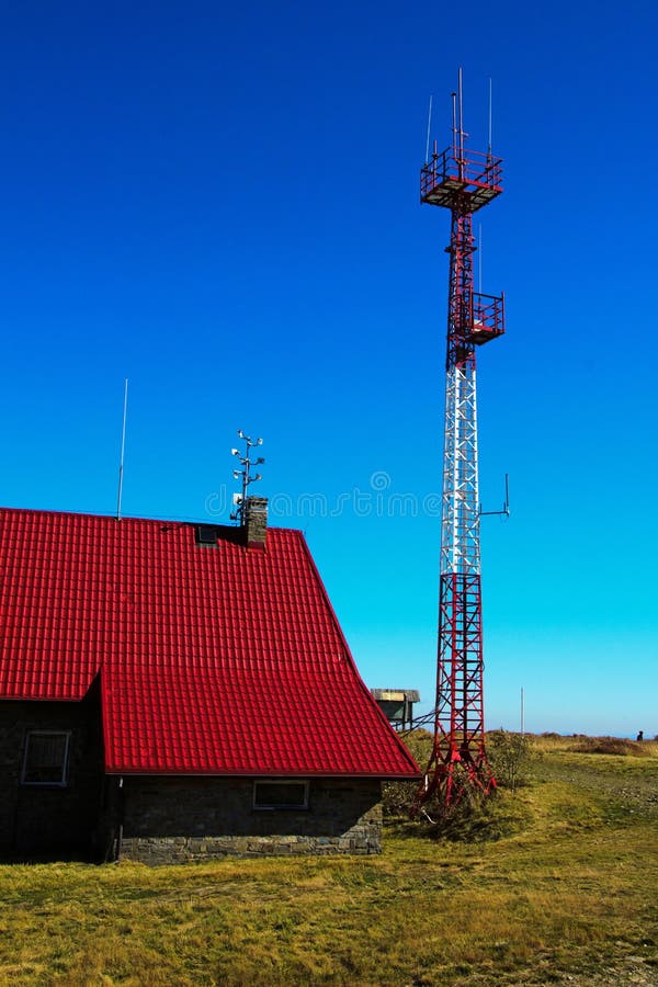 Communication antenna stock photo. Image of connectivity - 28342178