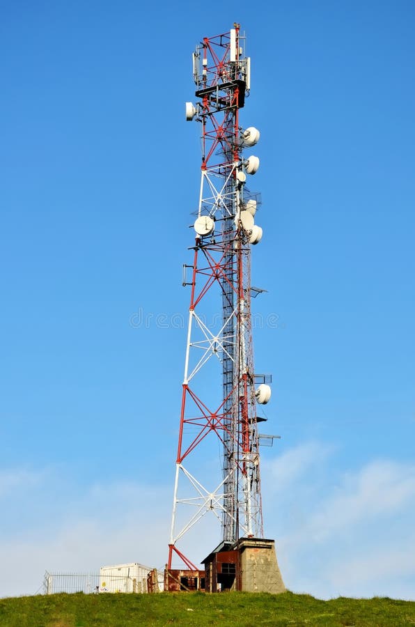 Communication Antenna stock image. Image of electronic - 57668993