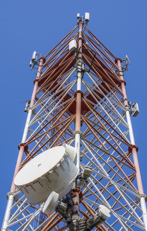 Communication antennas stock photo. Image of mobile, generation - 51849312