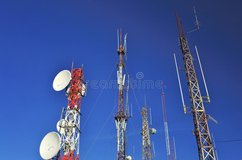 Communication Antenna stock photo. Image of communication - 867712