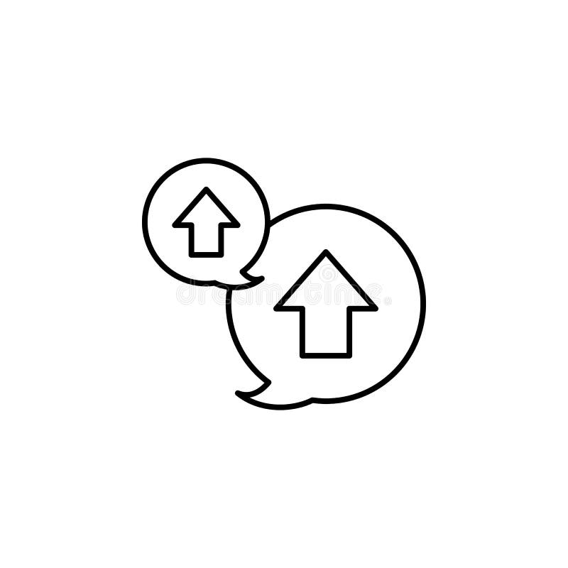 Communication, Arrows, Chart Icon. Element of Marketing for Mobile ...