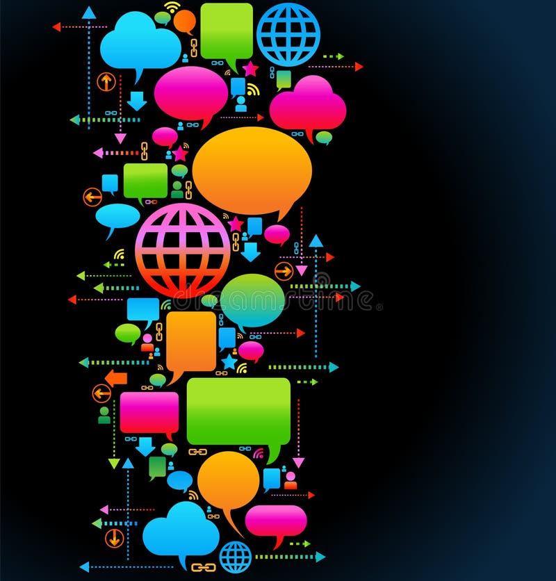 Communication tree stock vector. Illustration of bubble - 35126725
