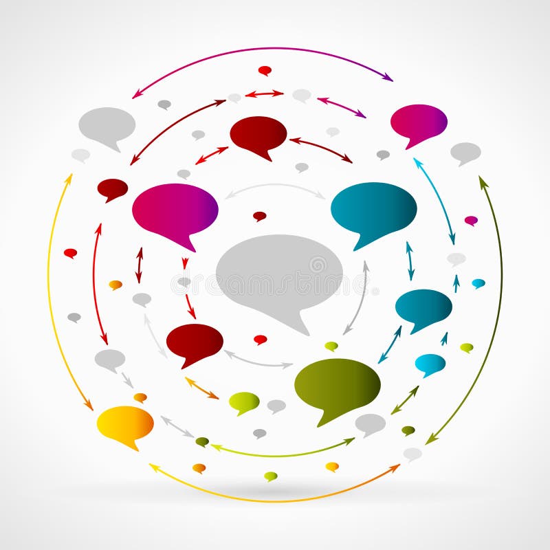 Technology communication stock vector. Illustration of leans - 44619355