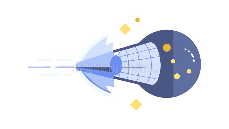 Communication Beam. Digital Signal Transmission and Data Flow. Vector ...