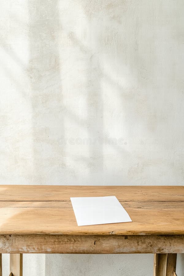Communication Breakdown Reflected in a Letter Left Unread on a Wooden ...