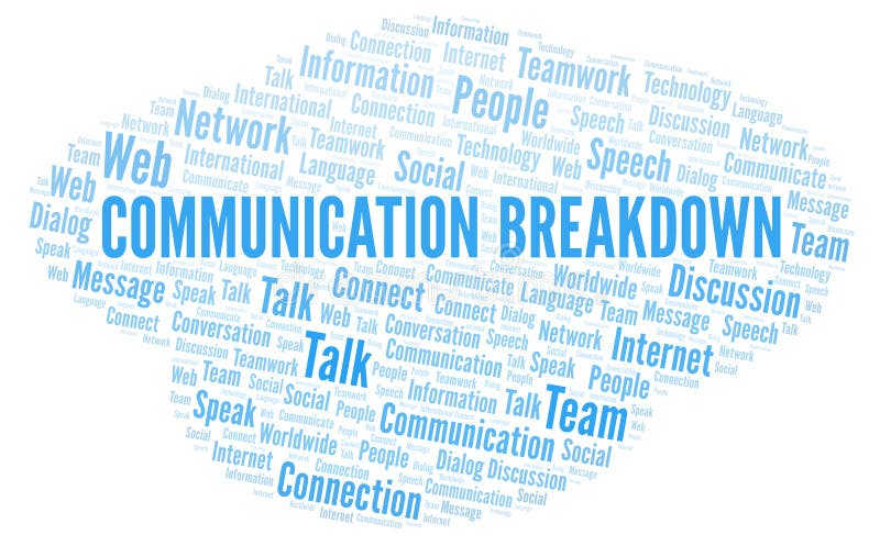 Communication breakdown stock illustration. Illustration of concepts ...