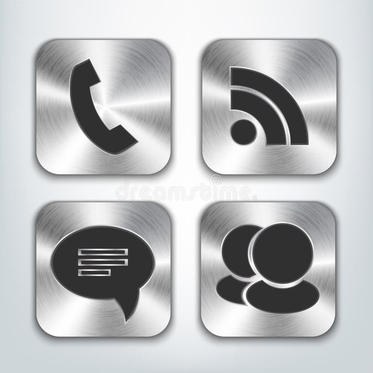 Brushed Icons Stock Illustrations – 535 Brushed Icons Stock ...