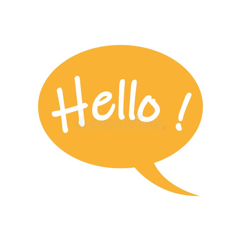 Hello word cloud concept stock illustration. Illustration of talk ...