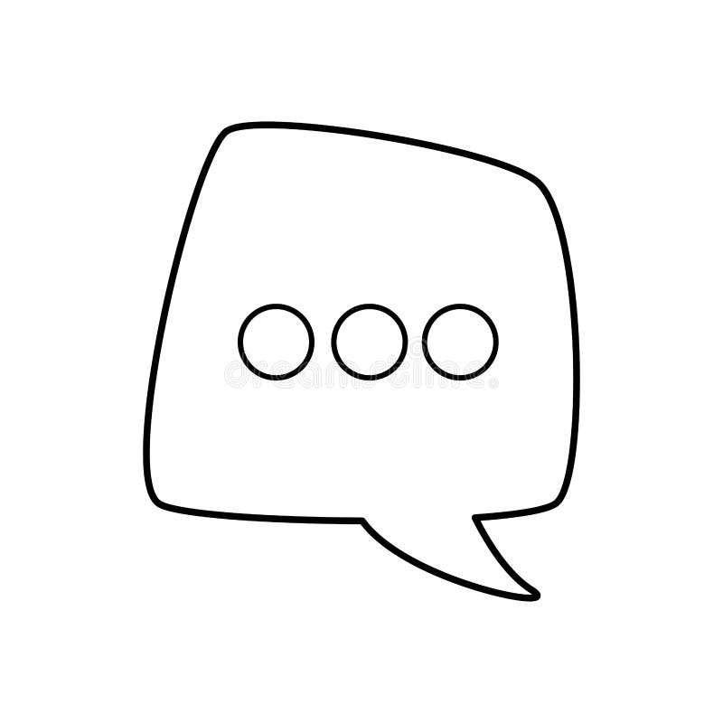 Communication Bubble Vector Design Stock Illustration - Illustration of ...