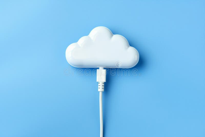 Cloud Internet Business Technology Blue Stock Illustration ...