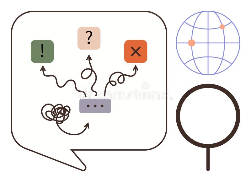 Communication Challenges Stock Illustrations – 4,762 Communication ...