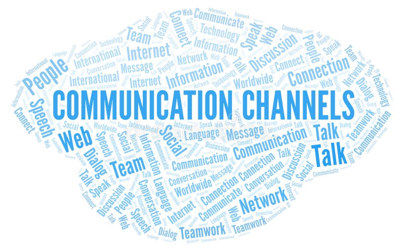 Communication Channels Icon Set Stock Vector - Illustration of blog ...