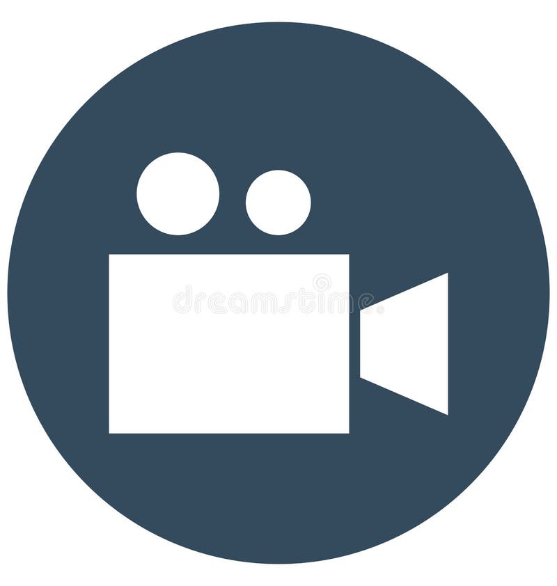 Shooting Camera Isolated Vector Icon Which Can Easily Modify or Edit ...