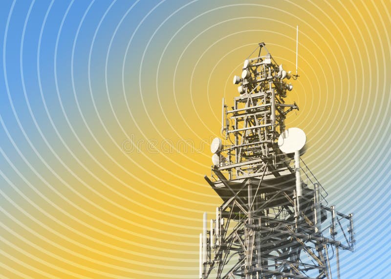 Antenna stock illustration. Illustration of receive, data - 4490204