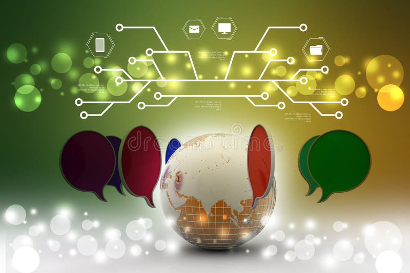 Communication concept stock illustration. Illustration of sign - 54659260