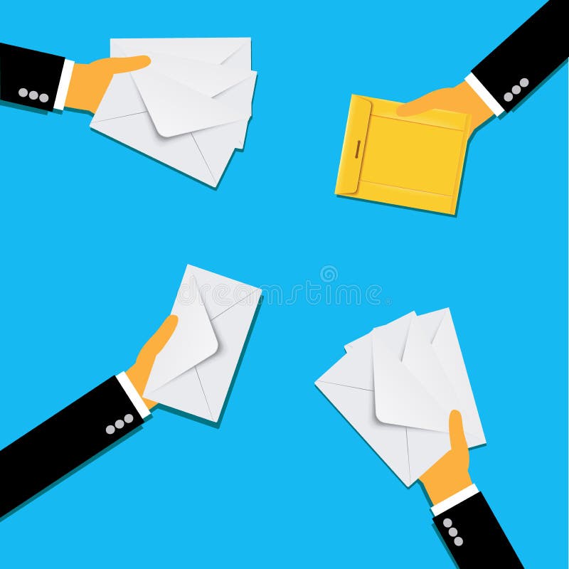 Communication Concept in Flat Design, Vector Stock Vector ...