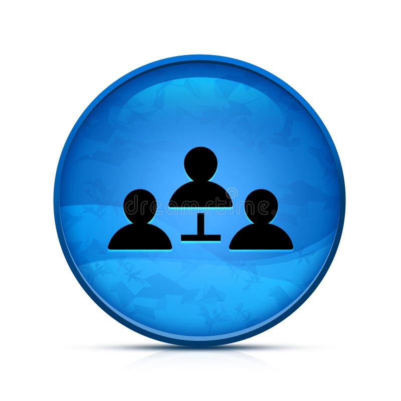 Communication Concept Icon on Classy Splash Blue Round Button ...