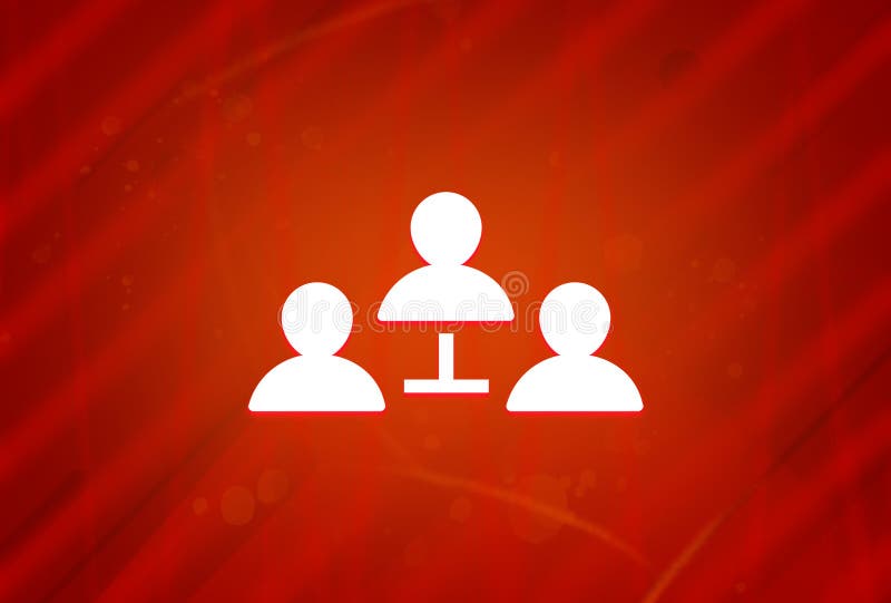 Communication Concept Icon Isolated on Abstract Red Gradient ...