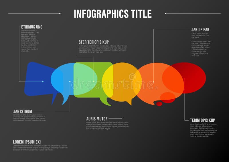 Communication Concept Infographic Stock Vector - Illustration of ...