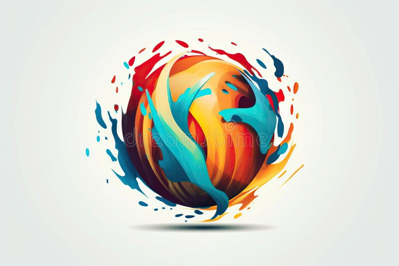 Communication, Connect the World Concept Design Logo Stock Illustration ...