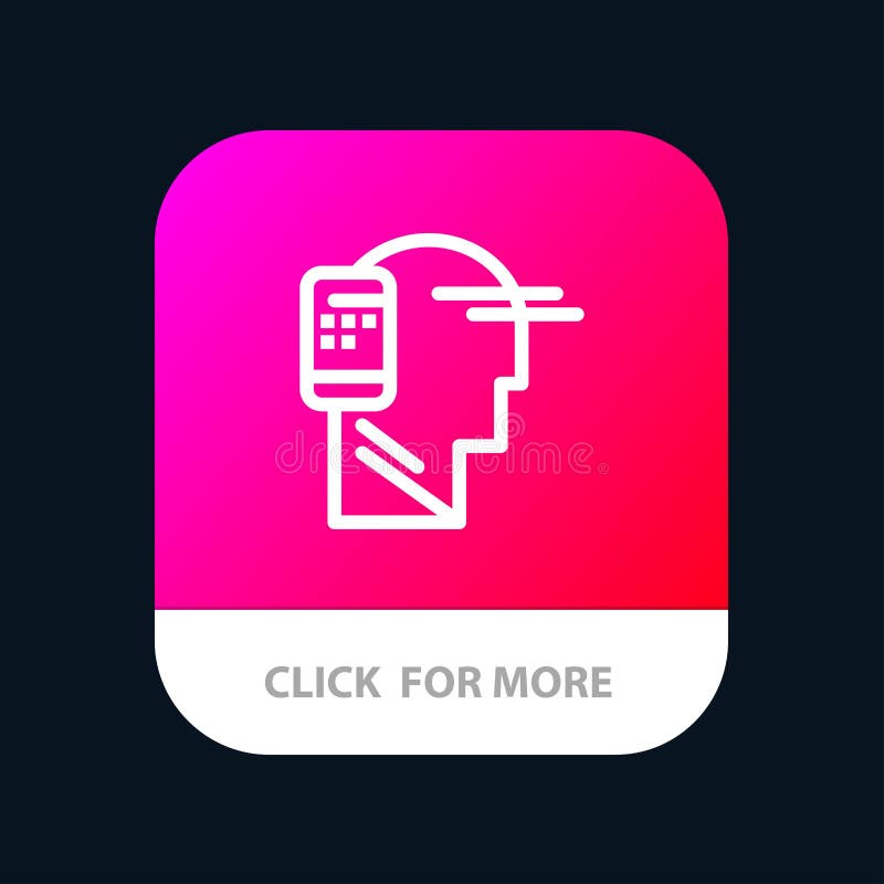 Communication Connected Human Mobile Mobility Mobile App Button Android And Ios Line