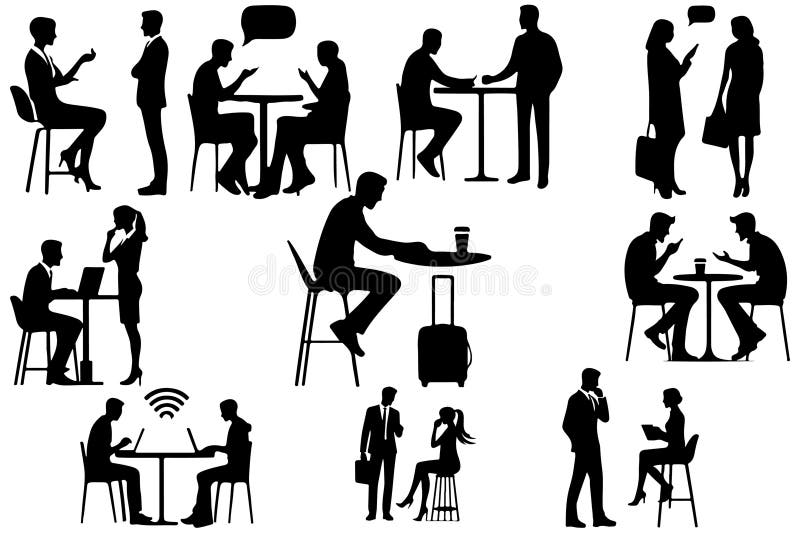 Communication Connection for Business Stock Vector - Illustration of ...