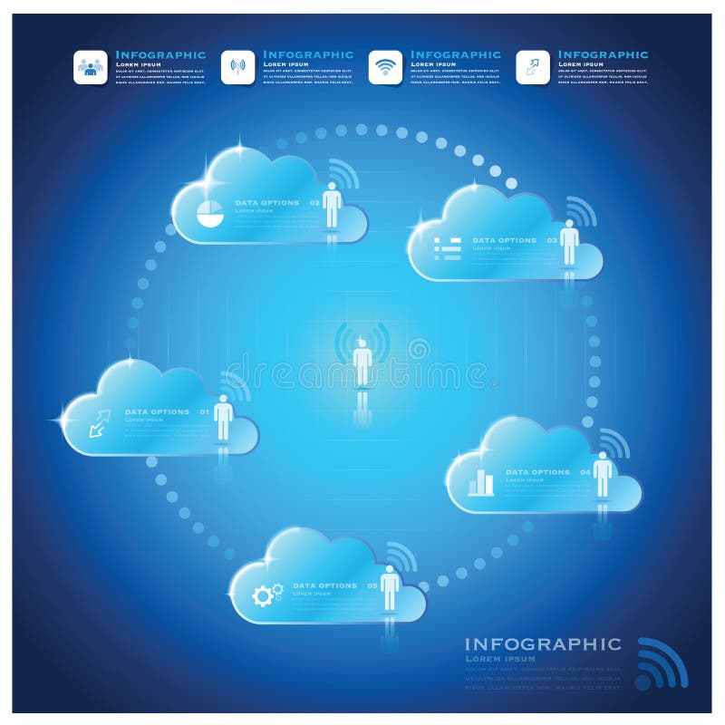 Communication and Connection Chart Diagram Infographic Stock Vector ...