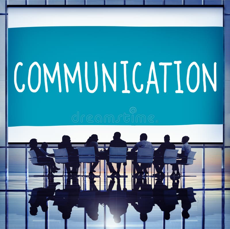 Communication Connection Corporate Leadership Concept Stock Image ...