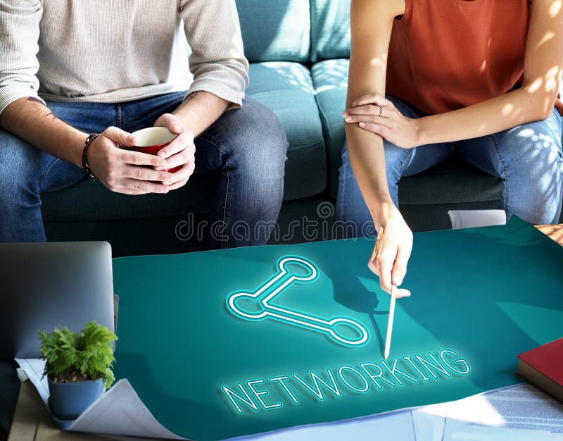 Communication Connection Digital Graphic Concept Stock Image - Image of ...