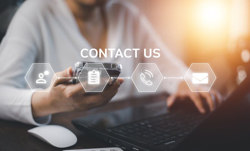 Communication and Contact Us or Customer Support Hotline People Connect ...