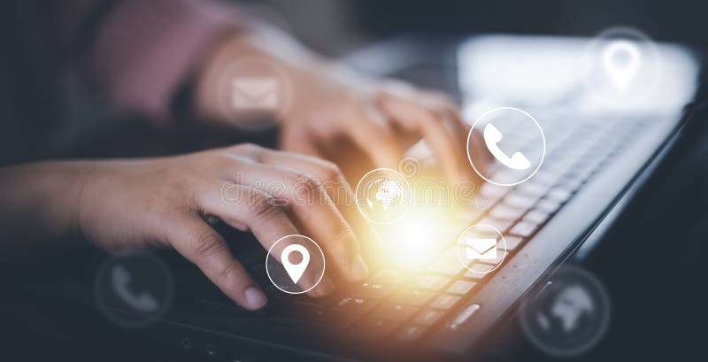 Communication and Contact Us or Customer Support Hotline People Connect ...