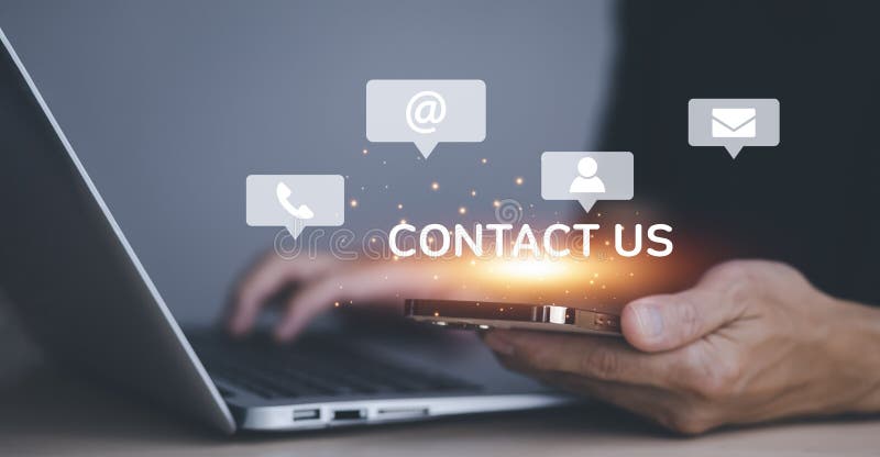 Communication and Contact Us or Customer Support Hotline People Connect ...
