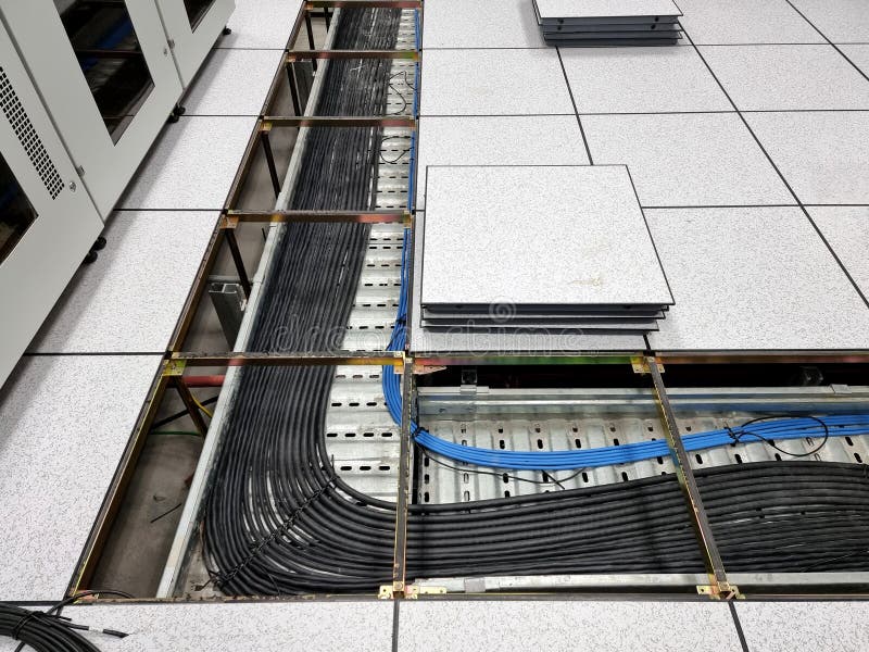 Control cable pulling work stock photo. Image of electrical - 253427542