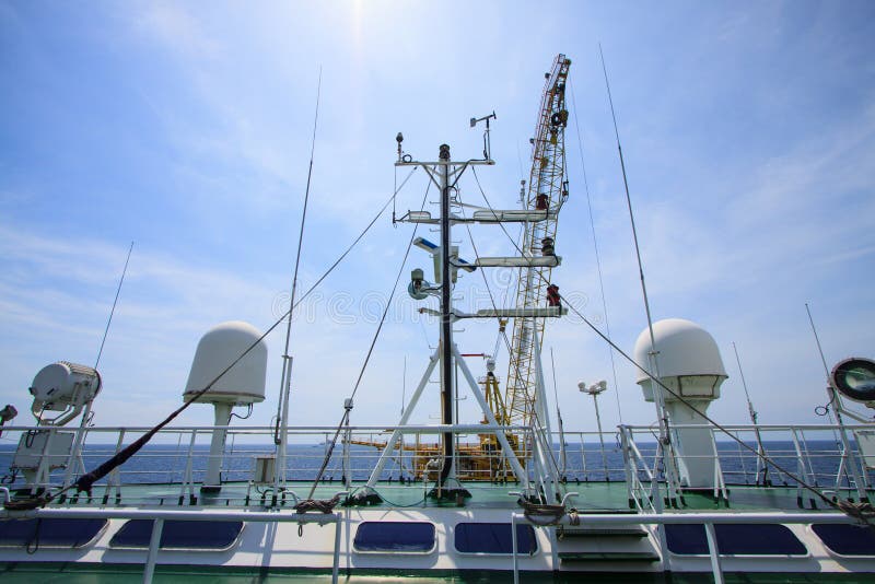 Communication in Crane Barge, Offshore Marine Control with Boat in ...