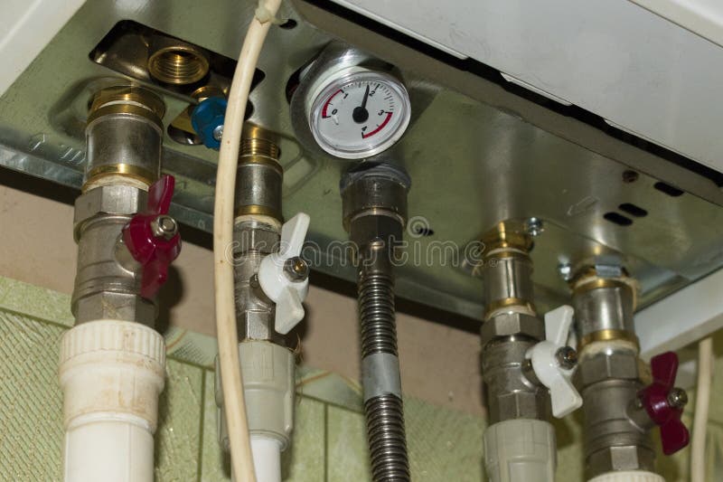 Communication with Cranes and Pressure Sensor Connected To the Heating ...