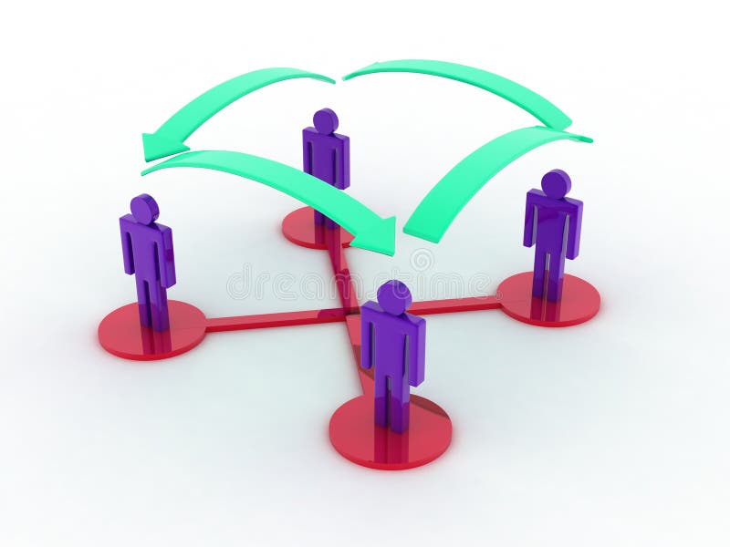 Communication 3D Concept stock illustration. Illustration of idea ...