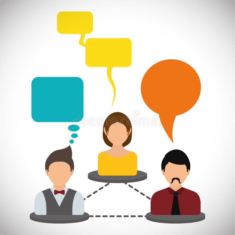 Communication design stock vector. Illustration of speak - 60439792