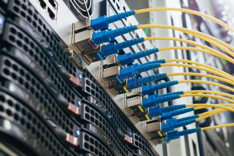 Communication Patch Panel for Ip Telephony. Modems and Switches are in ...