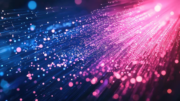 Communication Exploding Fiber Optic Cable Stock Illustration ...